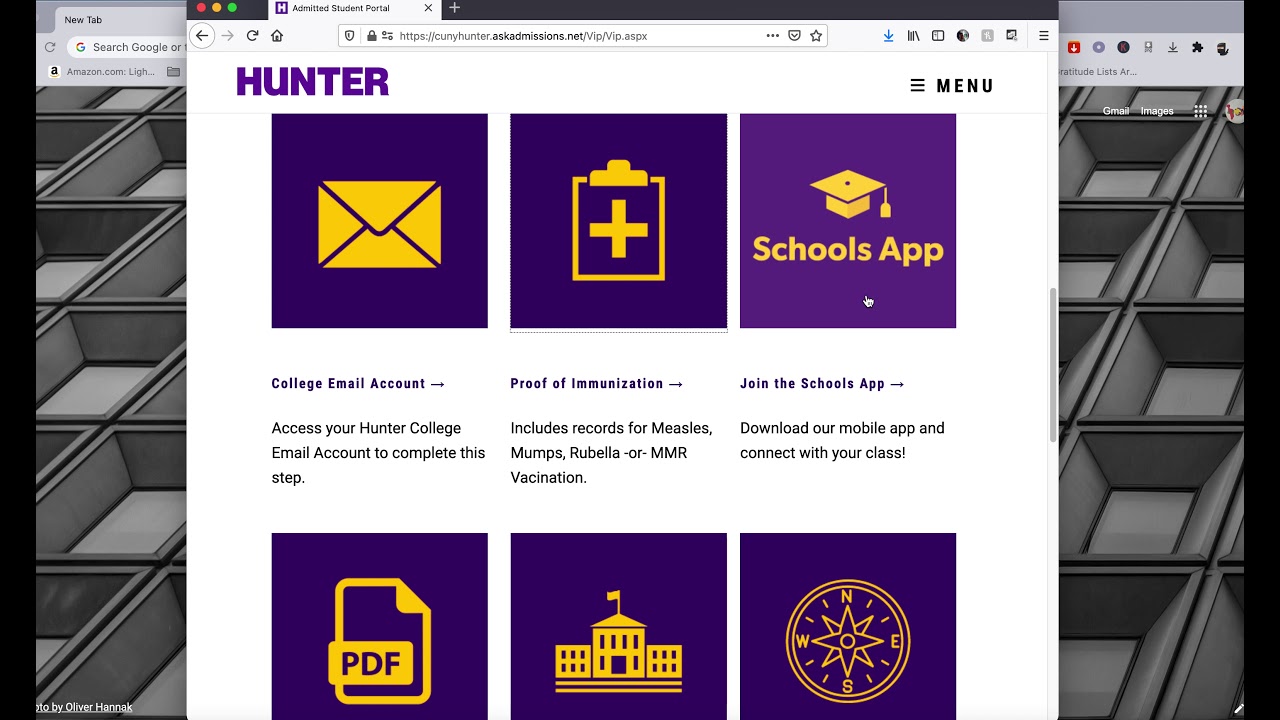 Freshman Admitted Student Portal Demo