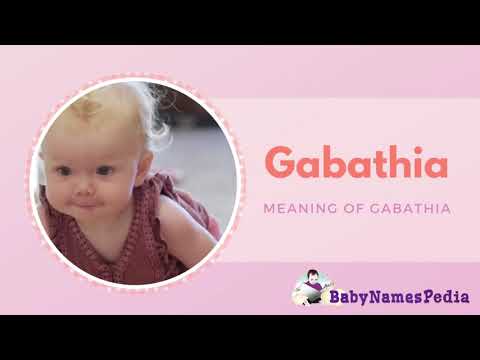 How to Pronounce the Baby Girl name Gabathia