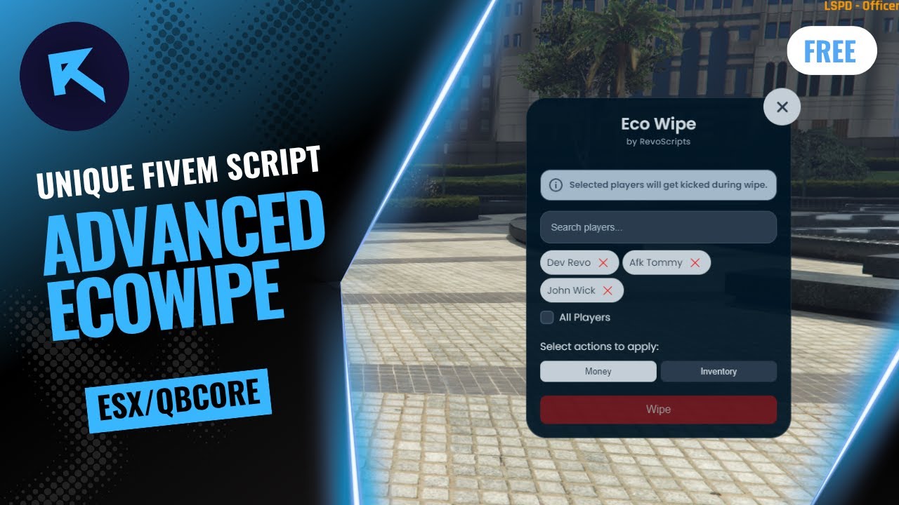 🎉 [Free] Server Economy Wipe Script | Single & Bulk Player Economy Wipe ...