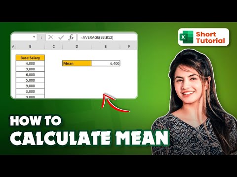 How to Calculate Mean in Excel 2024 (Complete Solution)