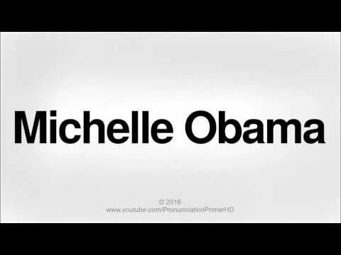 How To Pronounce Michelle Obama | Pronunciation Primer HD