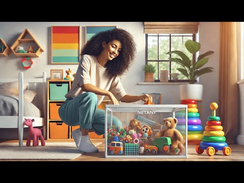🧸 NETANY Clear Window Toy Box & Toy Chest with Lid Review 🎁