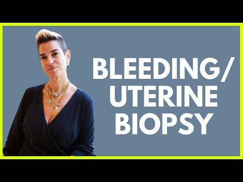 Bleeding uterine biopsy