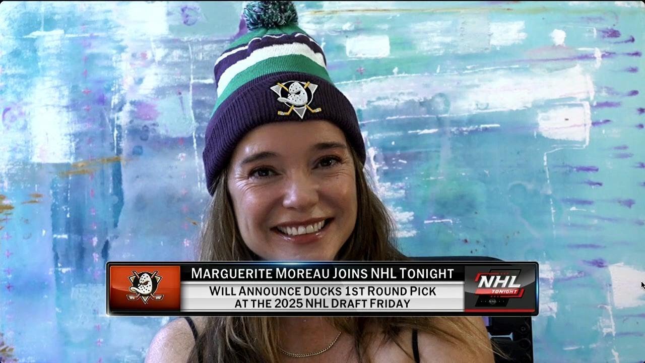 Marguerite Moreau on the Mighty Ducks Movies and Announcing the Ducks' First Round Draft Pick