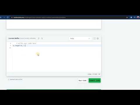 HackerRank Ruby Tutorial - Object Method Parameters | Uqba's solutions