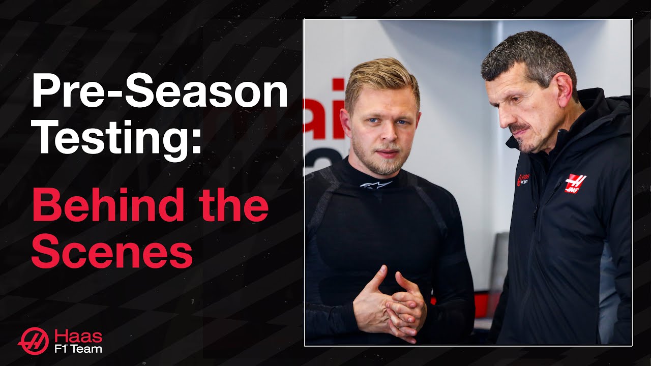 Go behind the scenes with Haas at pre-season testing in Barcelona!