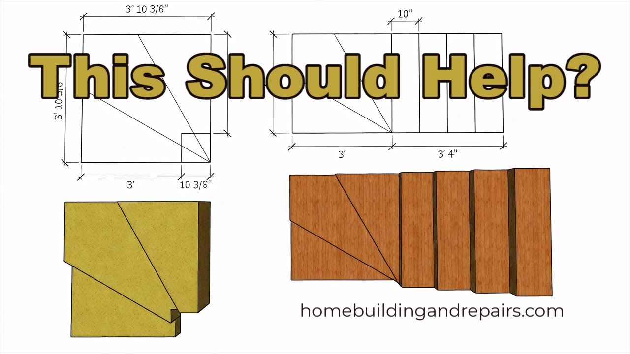 Winder Stairs Code Compliance, Walk Lines, And Fixing Narrow Steps - Home Remodeling Tips