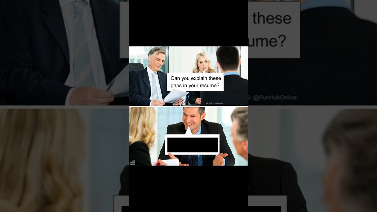 Gaps in the resume #programmerhumor #shorts #short