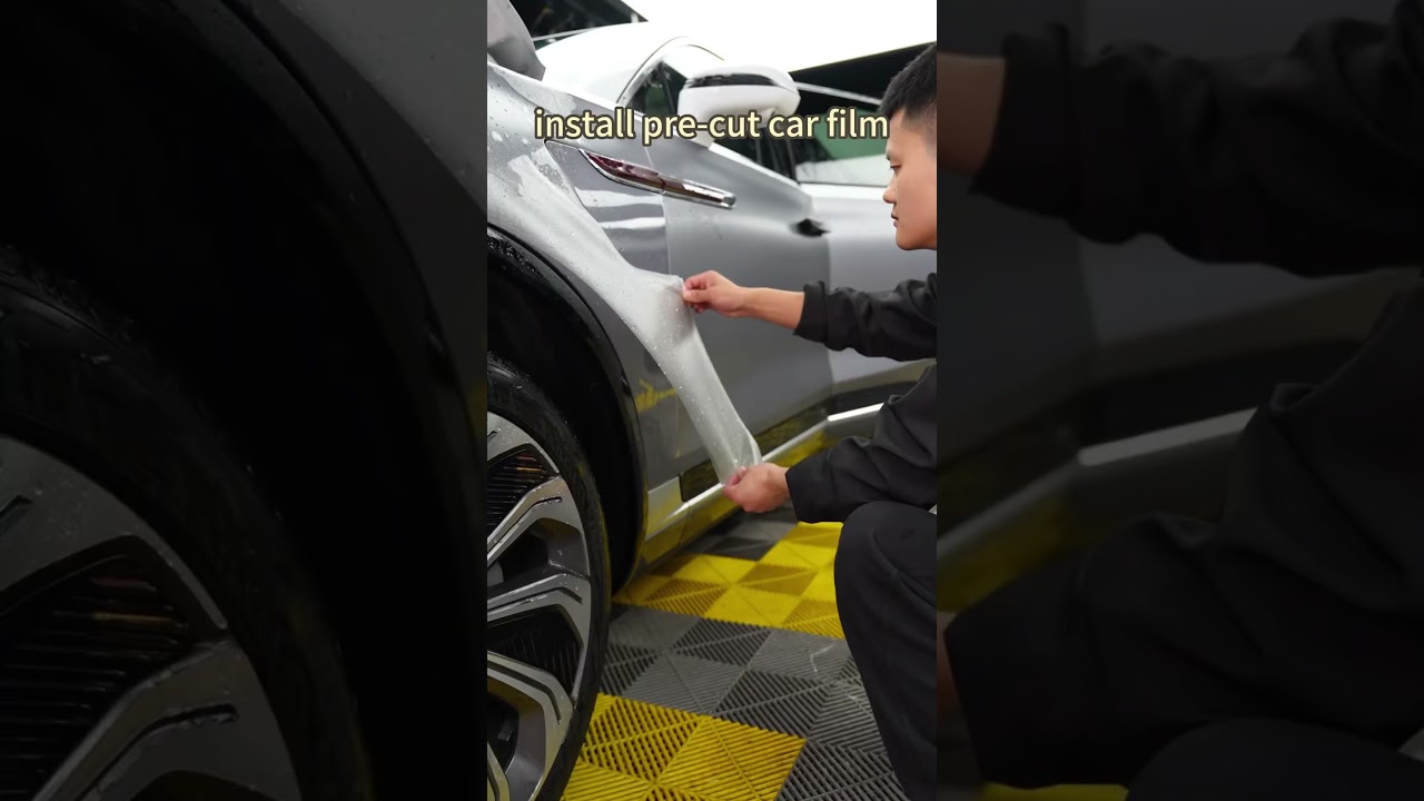 Install car film #carfilm #yeecar #ppf #carwrap #tpu #paintprotectionfilm #automobile #car #ppffilm