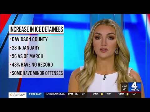 Data: ICE detainers up in Nashville, U.S.