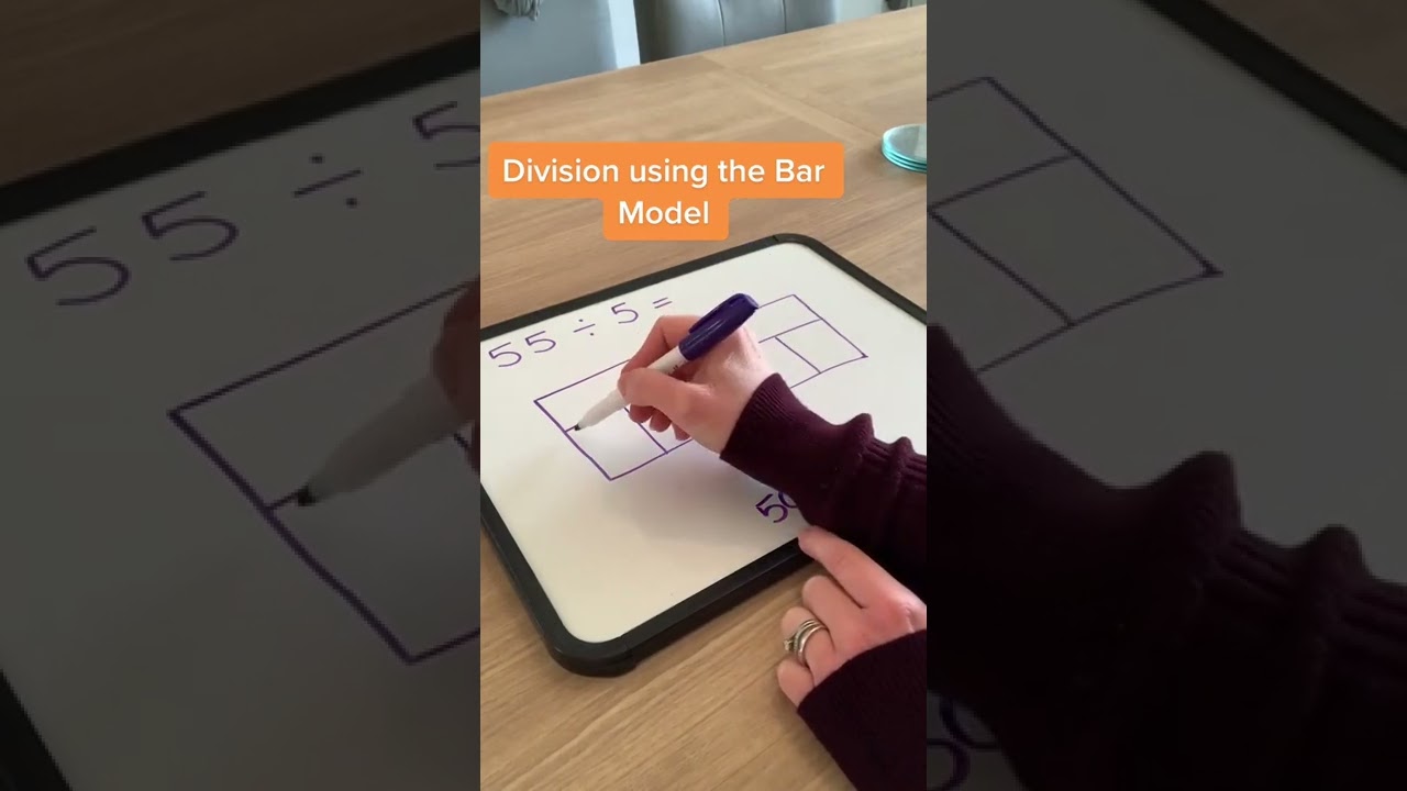 Simple division using the bar model