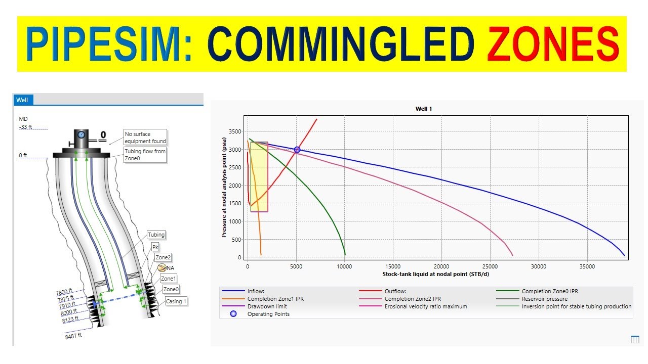 Pipesim 12: Commingled Reservoirs