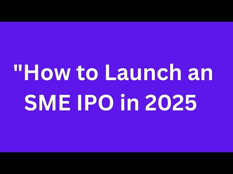 "How to Launch an SME IPO in 2025 | SEBI ICDR Amendments Explained Step-by-Step"