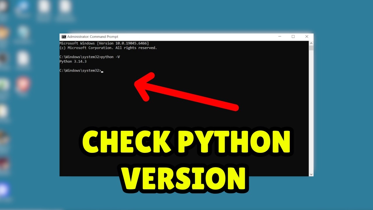 How to Check Python Version in CMD (Quick Guide)