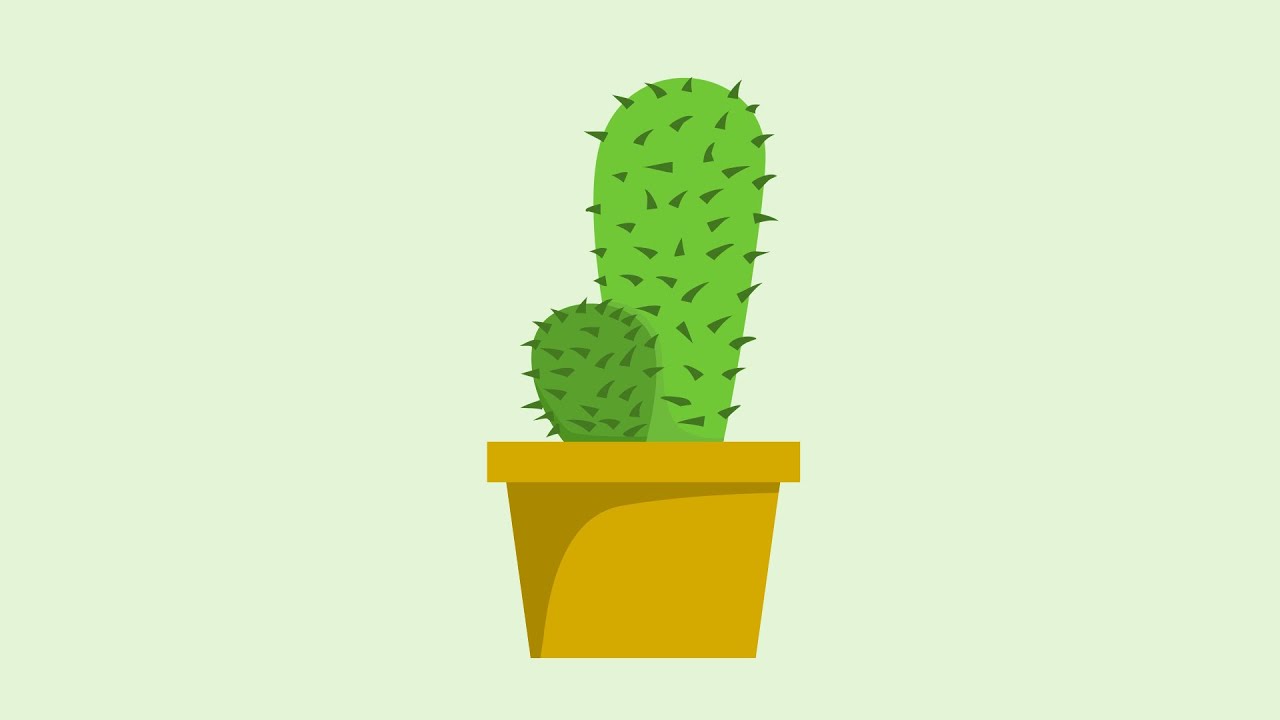 How to Make Cactus Vector for Beginner using Inkscape