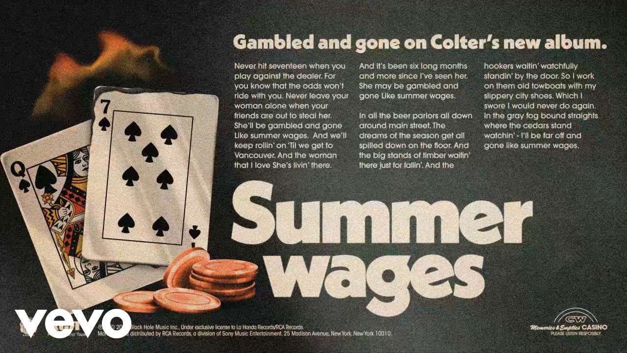 Colter Wall - Summer Wages (Visualizer)