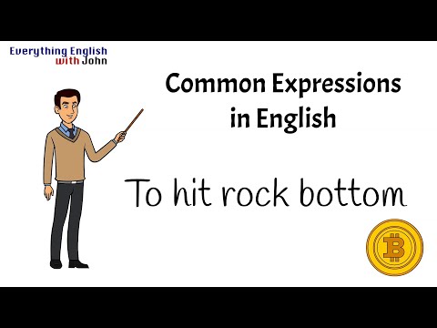 To Hit Rock Bottom: English Expressions Daily Use