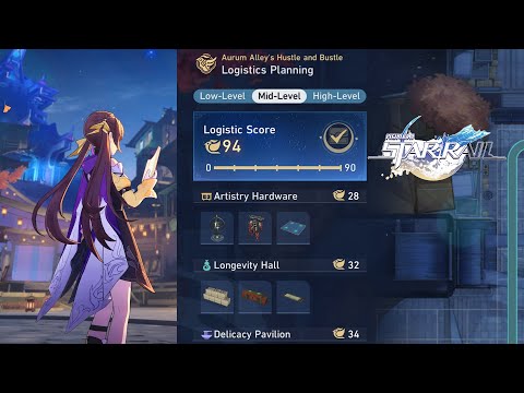 Honkai Star Rail Logistics Planning Mid Level Score 94 Walkthrough