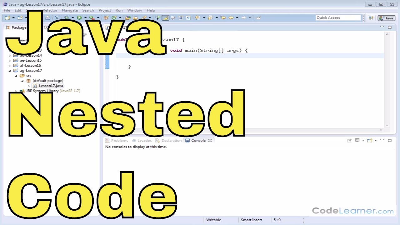 17 - Creating Blocks of Code with Curly Braces in Java