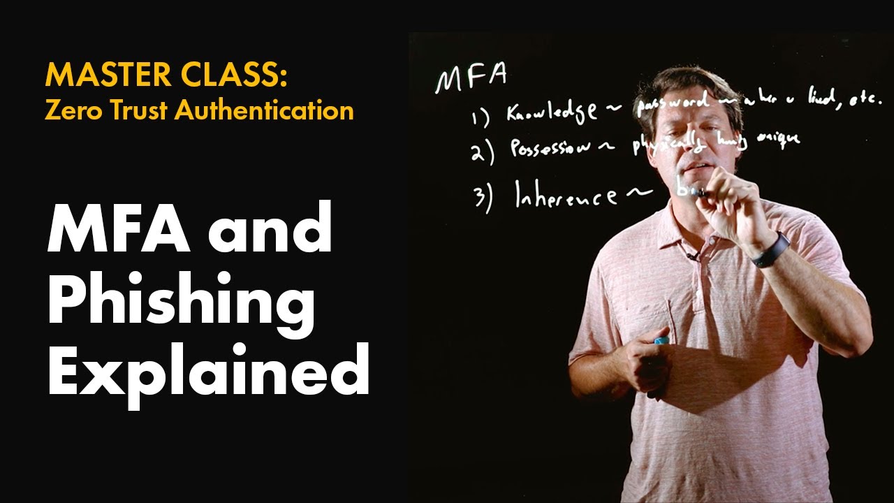 5. Multi-Factor Authentication and Phishing Explained - Zero Trust Authentication Master Class