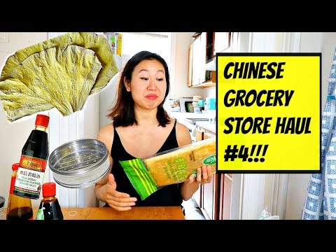 CHINESE GROCERY STORE HAUL #4 - NEW INGREDIENTS!!
