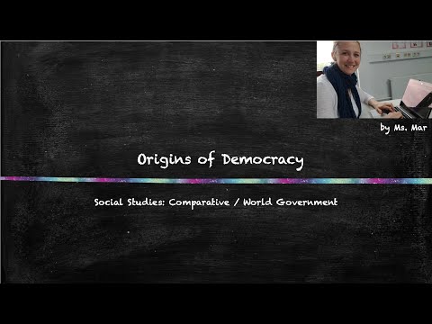 Origins of Democracy: mini-lesson for Social Studies
