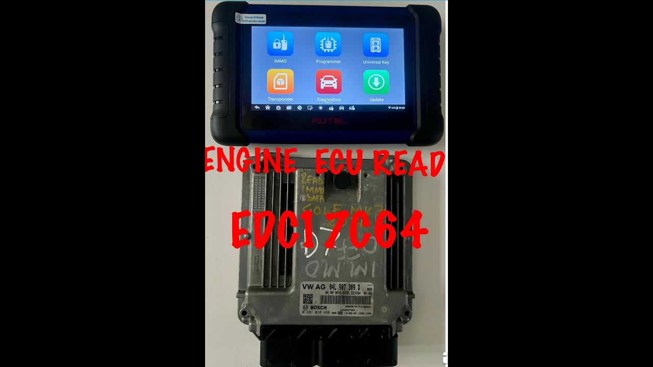 VAG ECU EDC17C64 EEPROM/FLASH DATA READ- CS -CODE FOR SYNC DATA