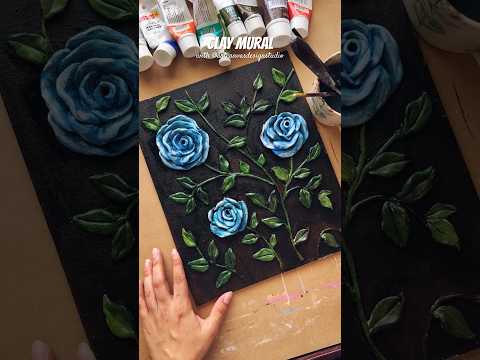 #love #clay #process #tutorial #clayart #viral #art #painting #artist #tutorial #rose #sculpture