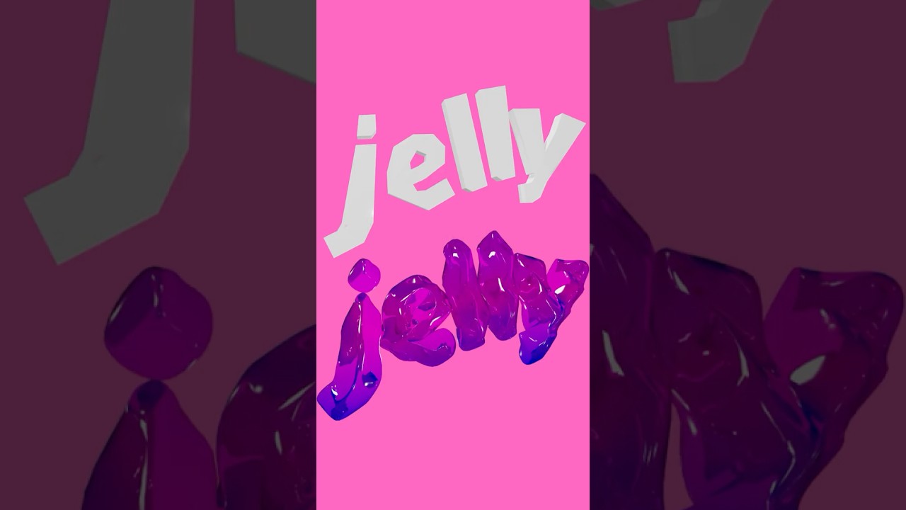 🔥 Create a 3D Jelly Text Effect Online in Just 1 Minute with Spline! (No Blender Needed!)