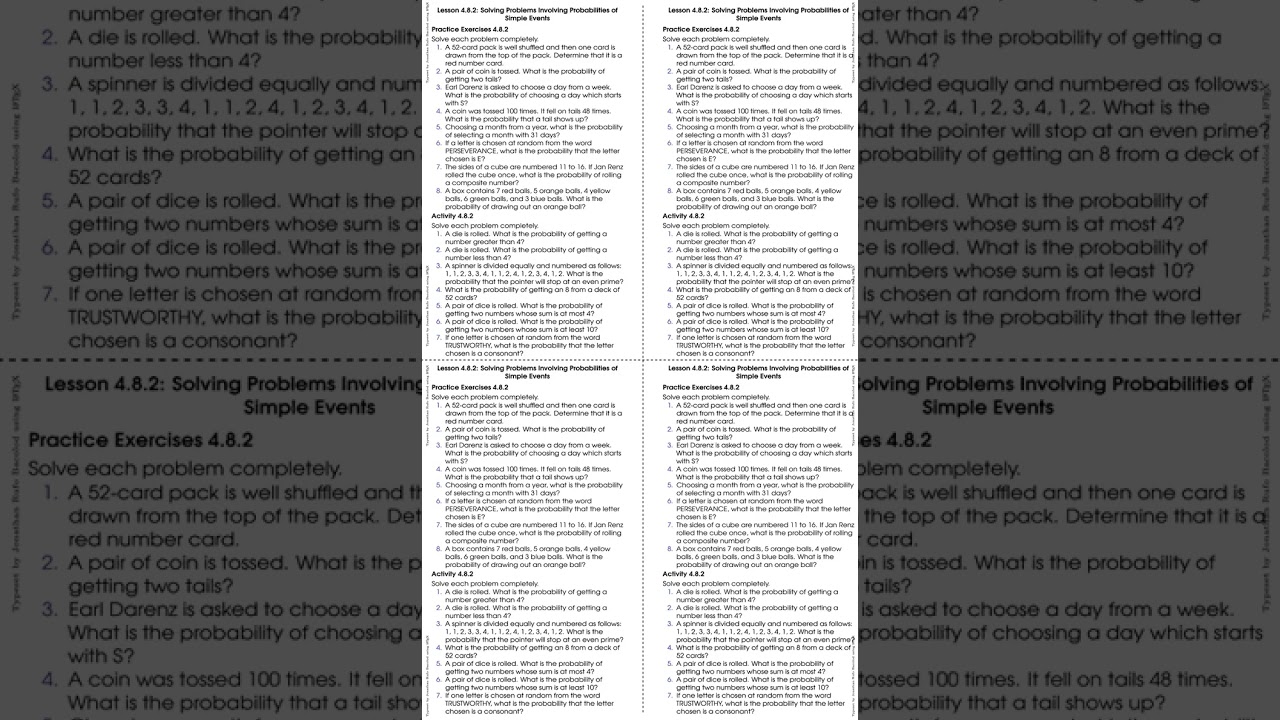 solving-problems-involving-probabilities-of-simple-events