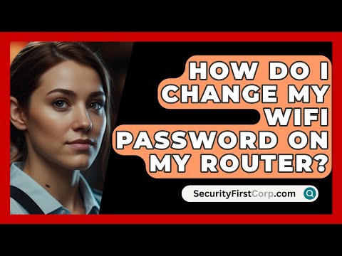 How Do I Change My WiFi Password On My Router? - SecurityFirstCorp.com
