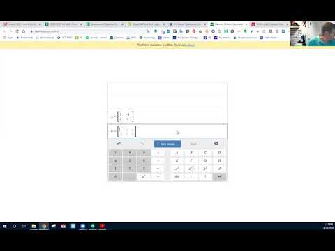 Multiplying Matrices using Online Calculators