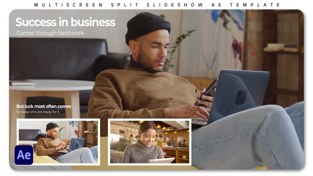 Multiscreen Split Slideshow After Effects Template | Free Download | Templates for Creators