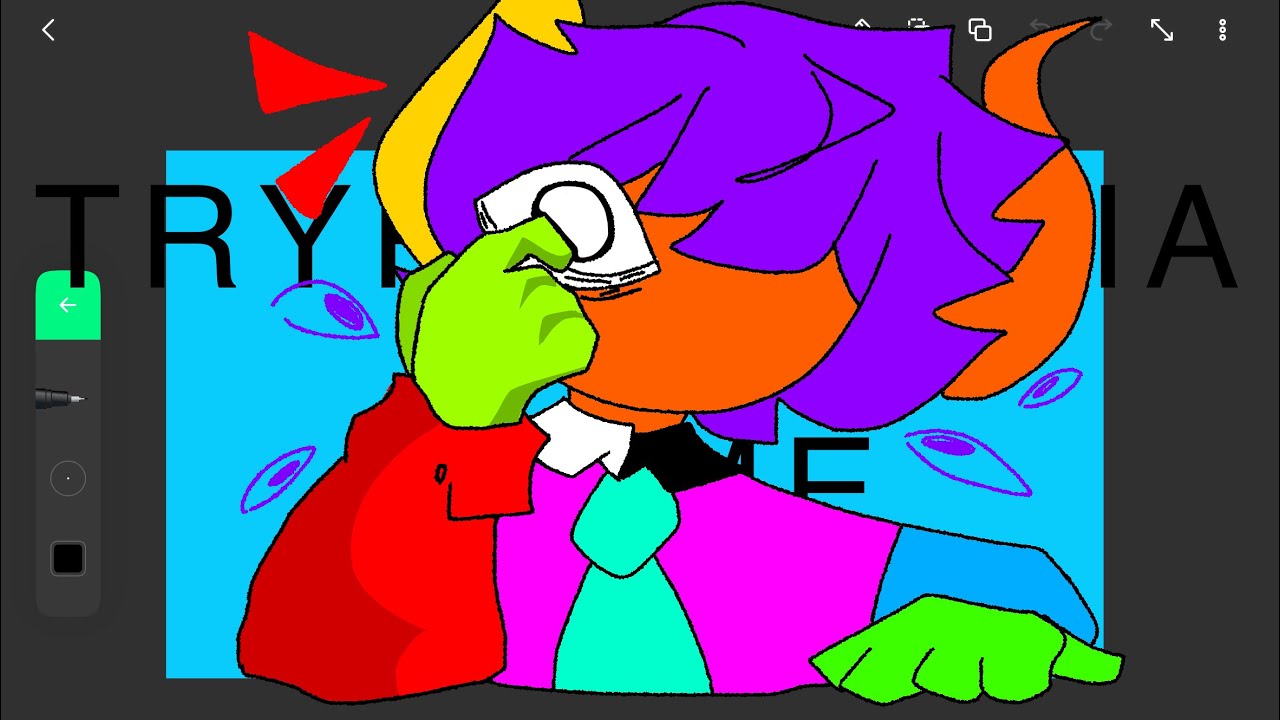 FLASHY! | trypophobia meme!! | flipaclip | commission!!’