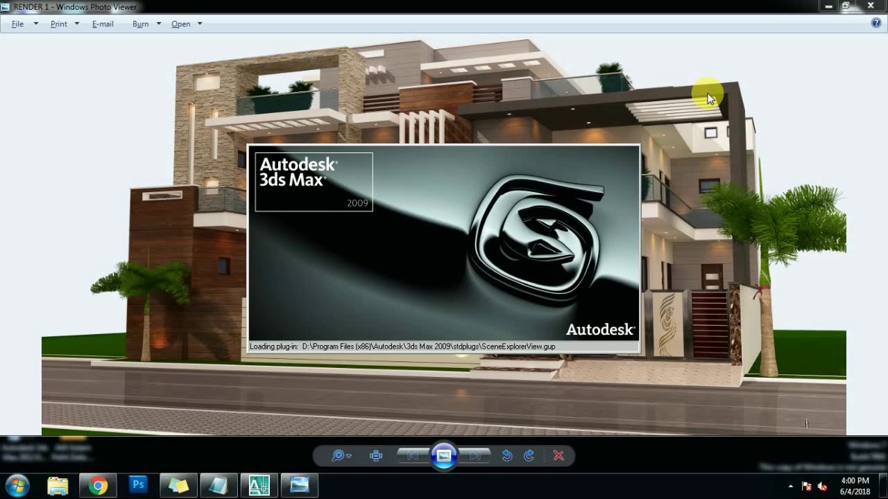 ELEVATION modelling in max part 1 ! How to import AutoCAD file in 3DS Max
