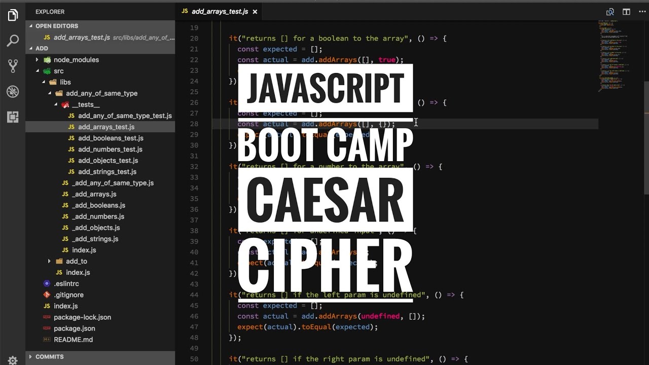 Javascript boot camp - Caesar cipher