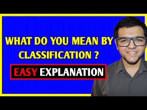 What is Classification 🔥