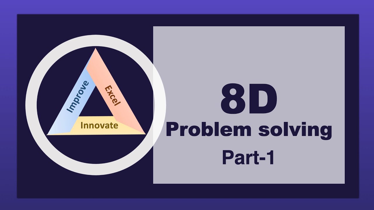 8D - Problem solving  | Part 1 | D0- Planning / ERA, D1-Team formation