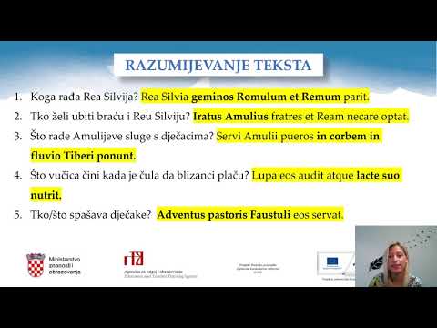Latinski jezik 5. r. OŠ - Romul i Rem, 4. deklinacija m./n.