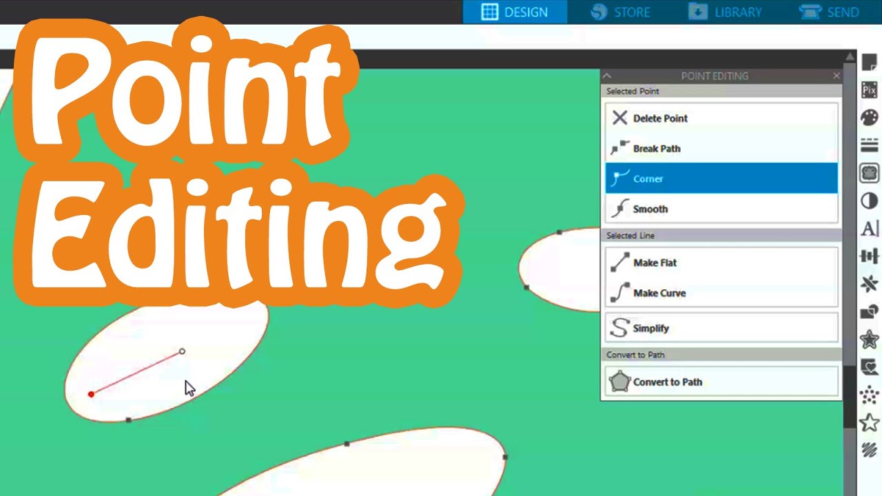 POINT EDITING TUTORIAL: Silhouette Studio Point Editing Explained