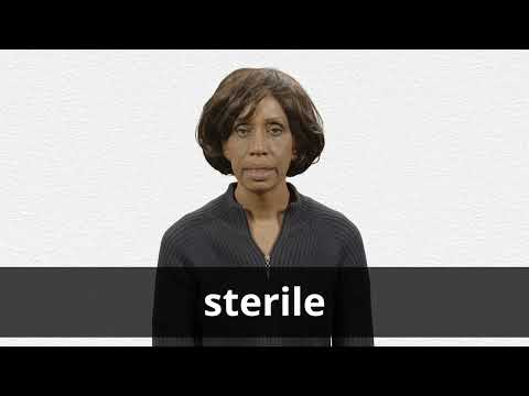 STERILE definition and meaning | Collins English Dictionary