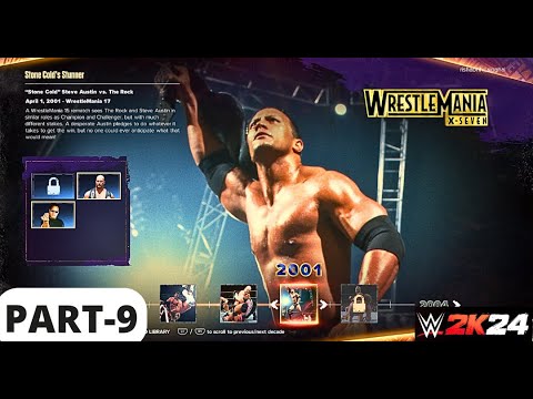 WWE 2K24 Forty Years of WrestleMania - Stone Cold's Stunner Gameplay Part-9 (2K 60FPS, PS5)