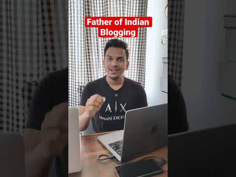 India के 1st Blogger 🔥 #blogging #blog #earnmoneyonline
