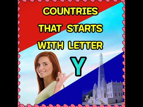 💥What Countries start with Y |Countries that start with the letter Y | #shorts #countries