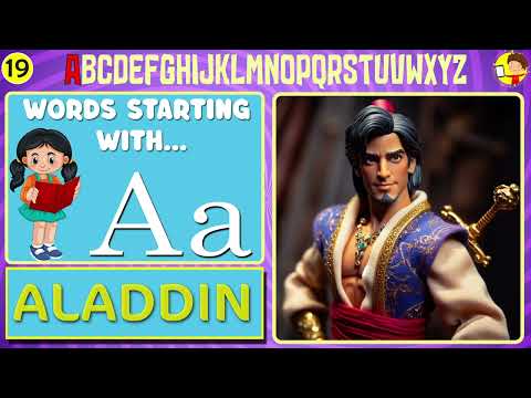 KIDS LEARN Words That Start with A! 🅰️ | Learn with Us!