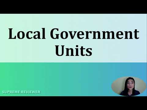 Local Government Units LGUs