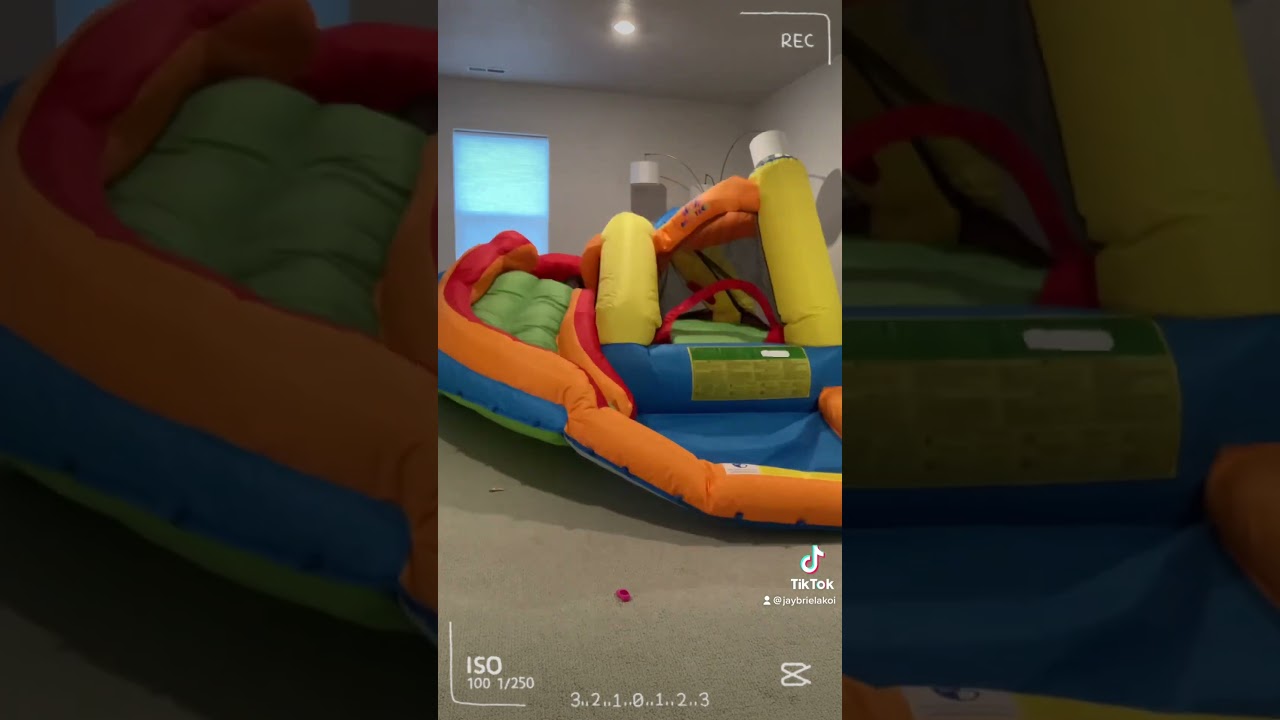 Bounce house for the win.  #kids #kidsvideo #family #trophywives