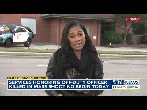 Services honoring off-duty officer killed in mass shooting begin Friday