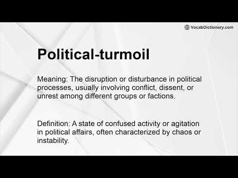Political-turmoil Meaning