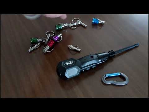 釣り道具をスマートにぶら下げる。簡単付け外し『ビットホルダー』